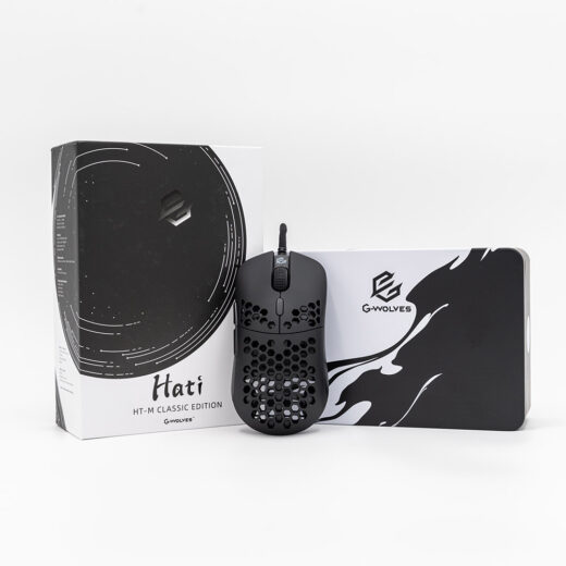 G-Wolves Hati Ultra Lightweight 60g Honeycomb Shell Wired Gaming Mouse ...