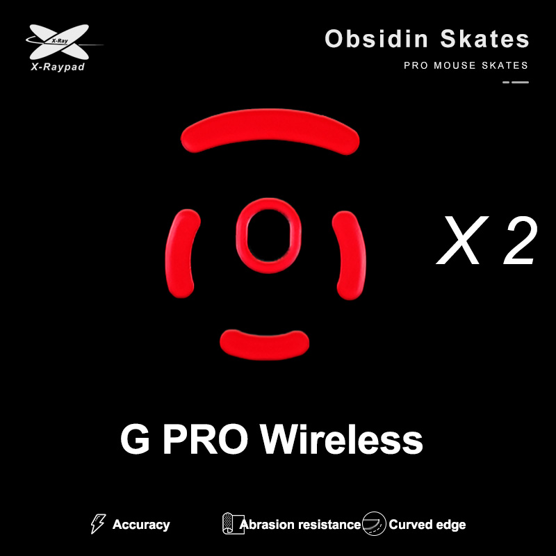 Obsidian GPW mouse skates – X-Raypad